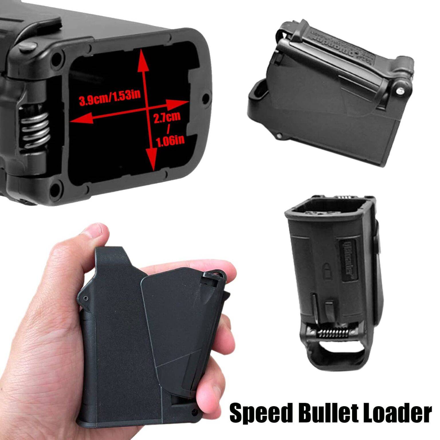 Universal 9mm Speed Loader Firing Range faster efficient pistol ...