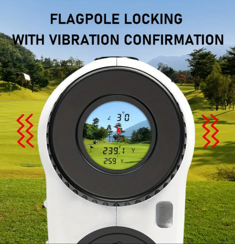 Golf Rangefinder with Slope and Pin Lock Vibration, External Slope ...